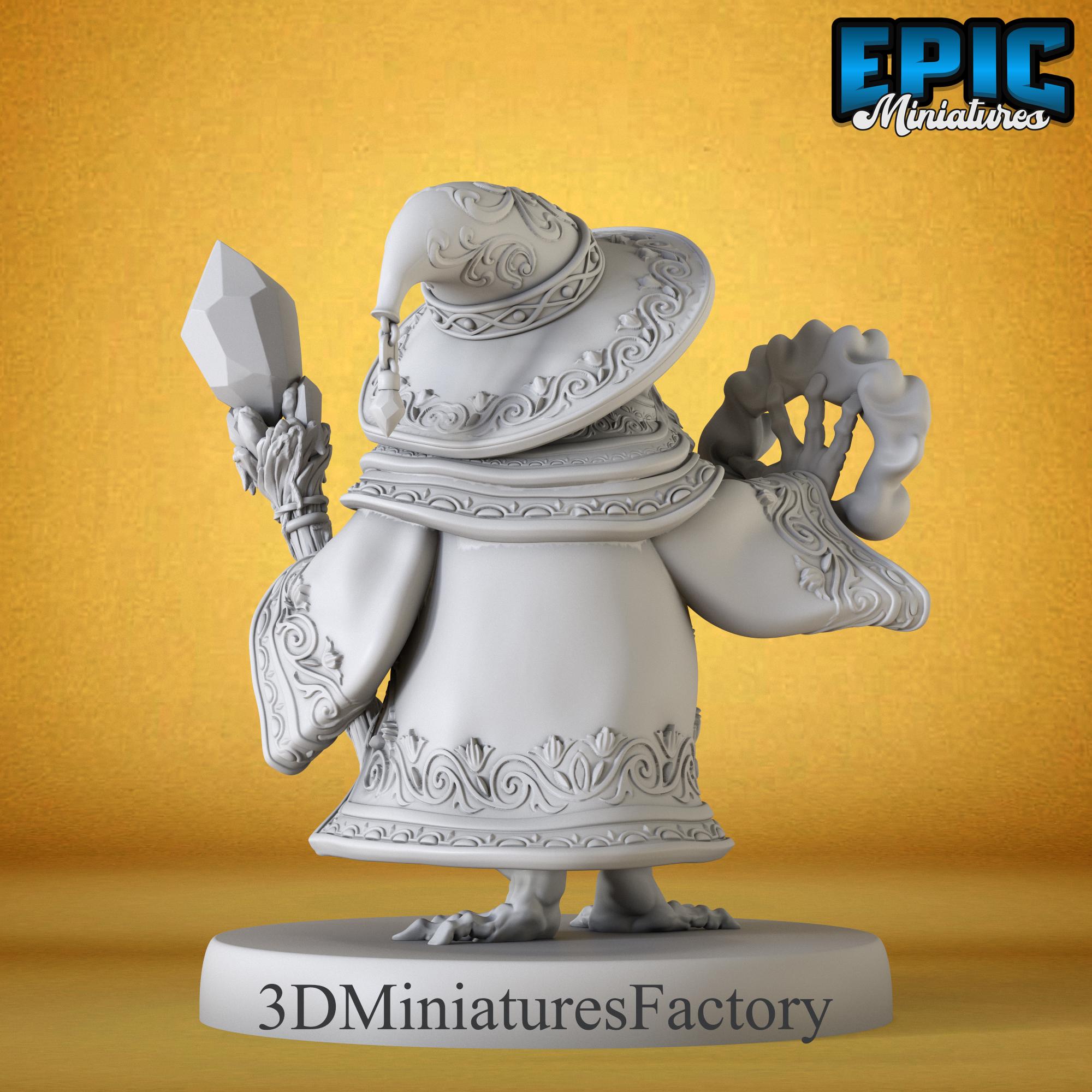 Miniature | Frog Wizard Spell - Player Dnd Miniature for Tabletop Games ...