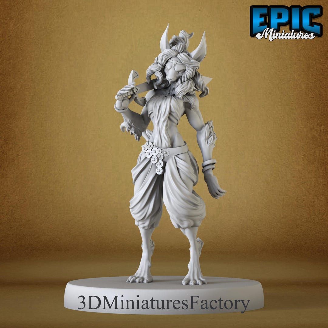 Miniature | Lynx Folk Dancer - Player Dnd Miniature for Tabletop Games ...