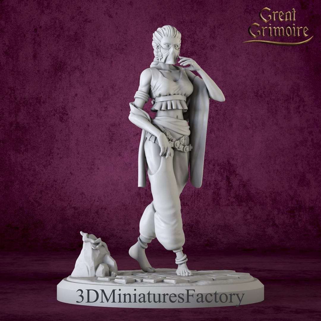Dali Dnd Miniature - 3D Printed Resin Figure for Dnd and Tabletop Rpgs ...