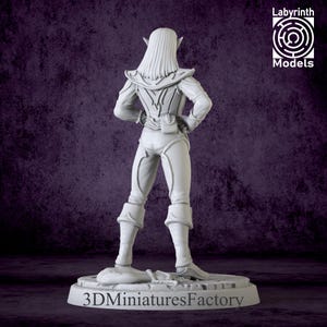 Dark Elf Citizen – Resin Figure for Dnd and Tabletop Rpgs - Etsy