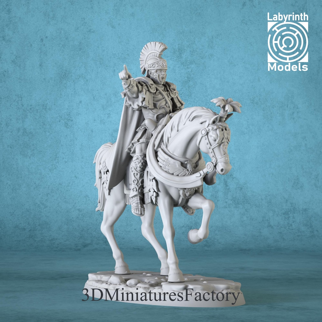 Miniature | Roman Tribune Horse - Dnd Miniature for Tabletop Games ...