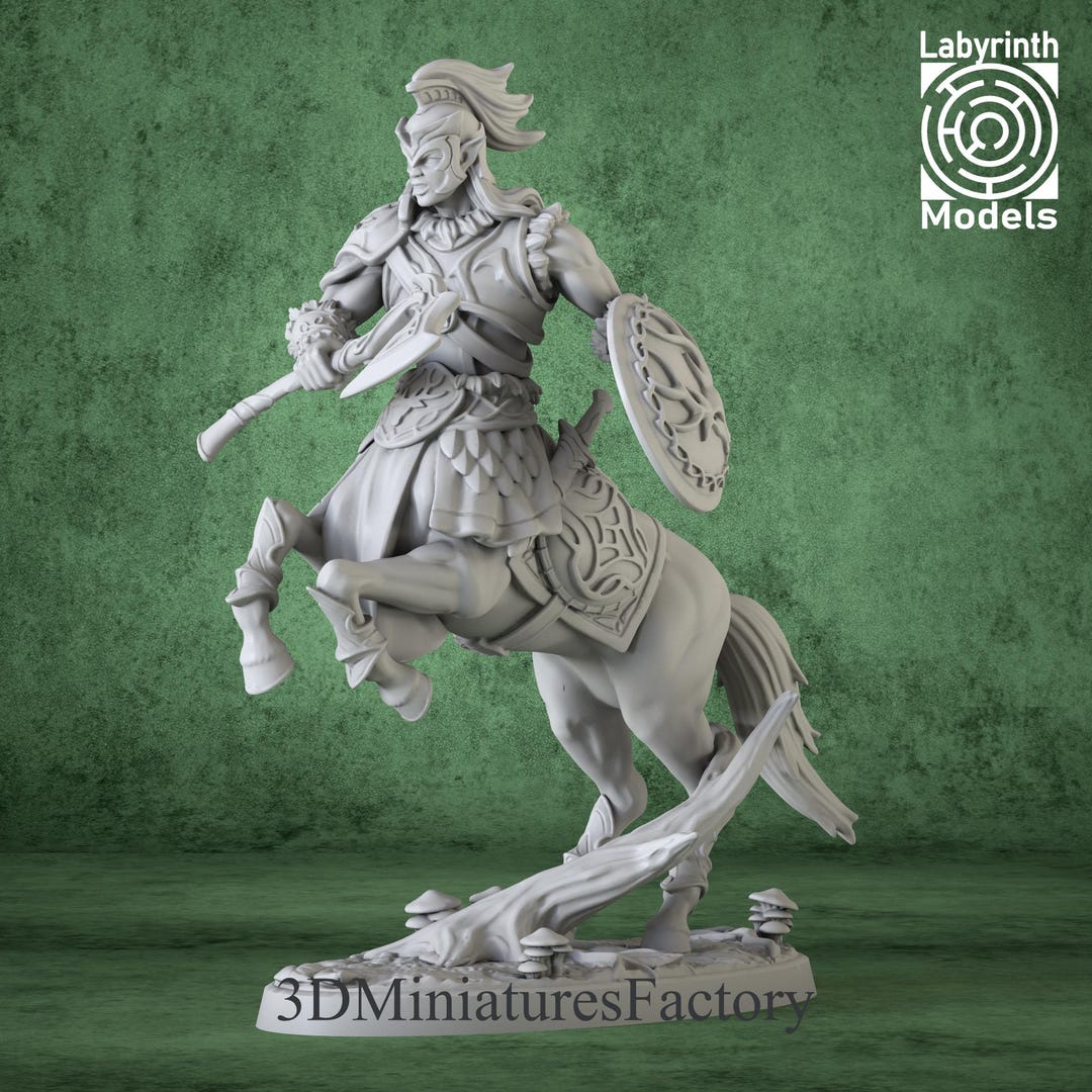 Centaur Miniature From 28mm to 32mm Scale Dnd Miniature for Tabletop ...