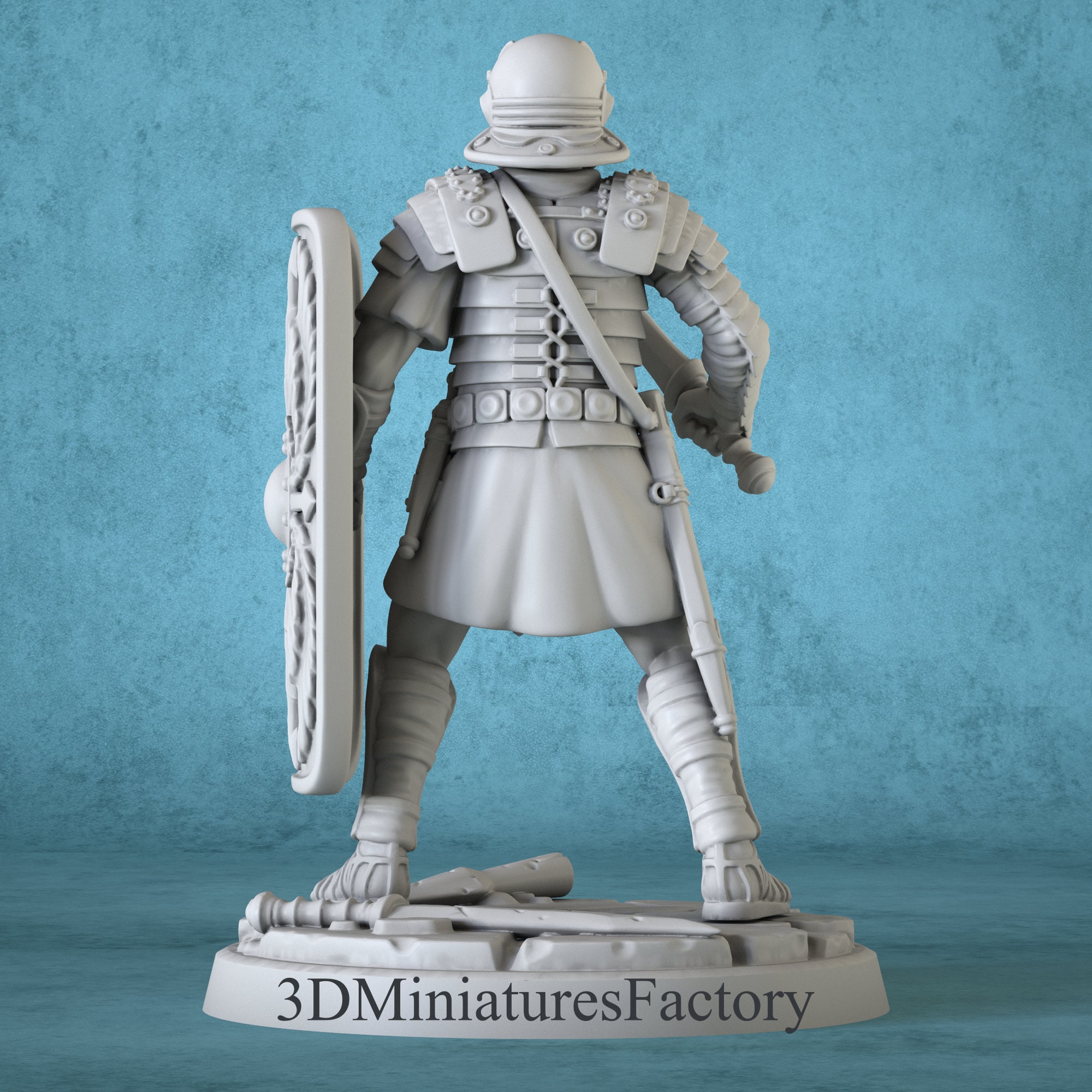 Miniature Roman Legionary With Manica 1 Dnd Miniature for Tabletop ...