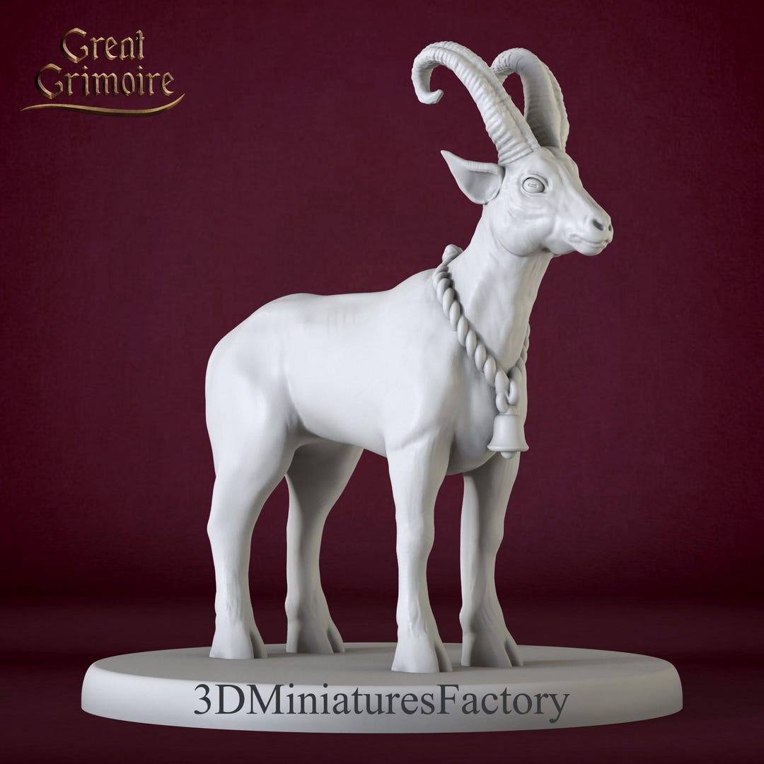Miniature | Goat- Dnd Miniature for Tabletop Games - Premium Dnd ...