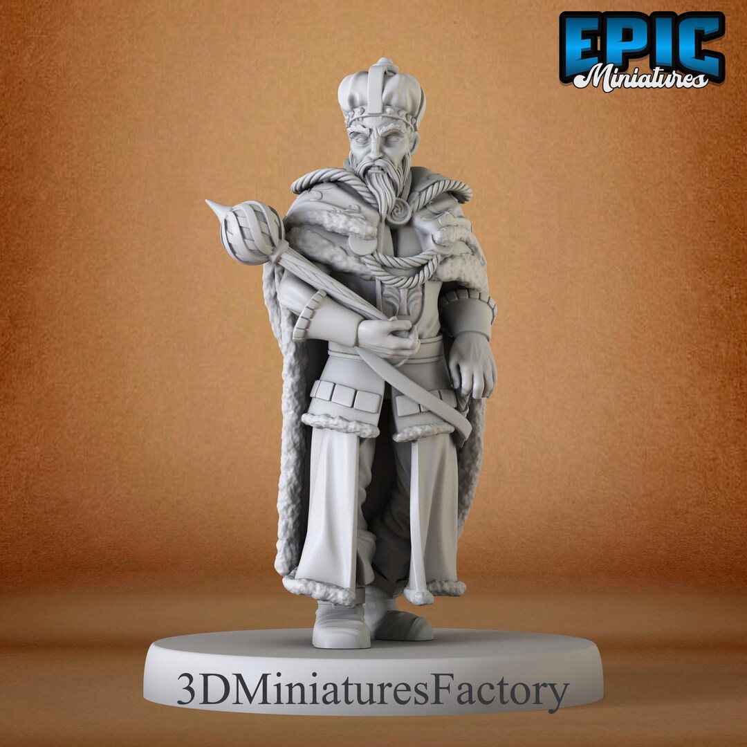 Miniature | Noble King - Dnd Miniature for Tabletop Games - Premium Dnd ...