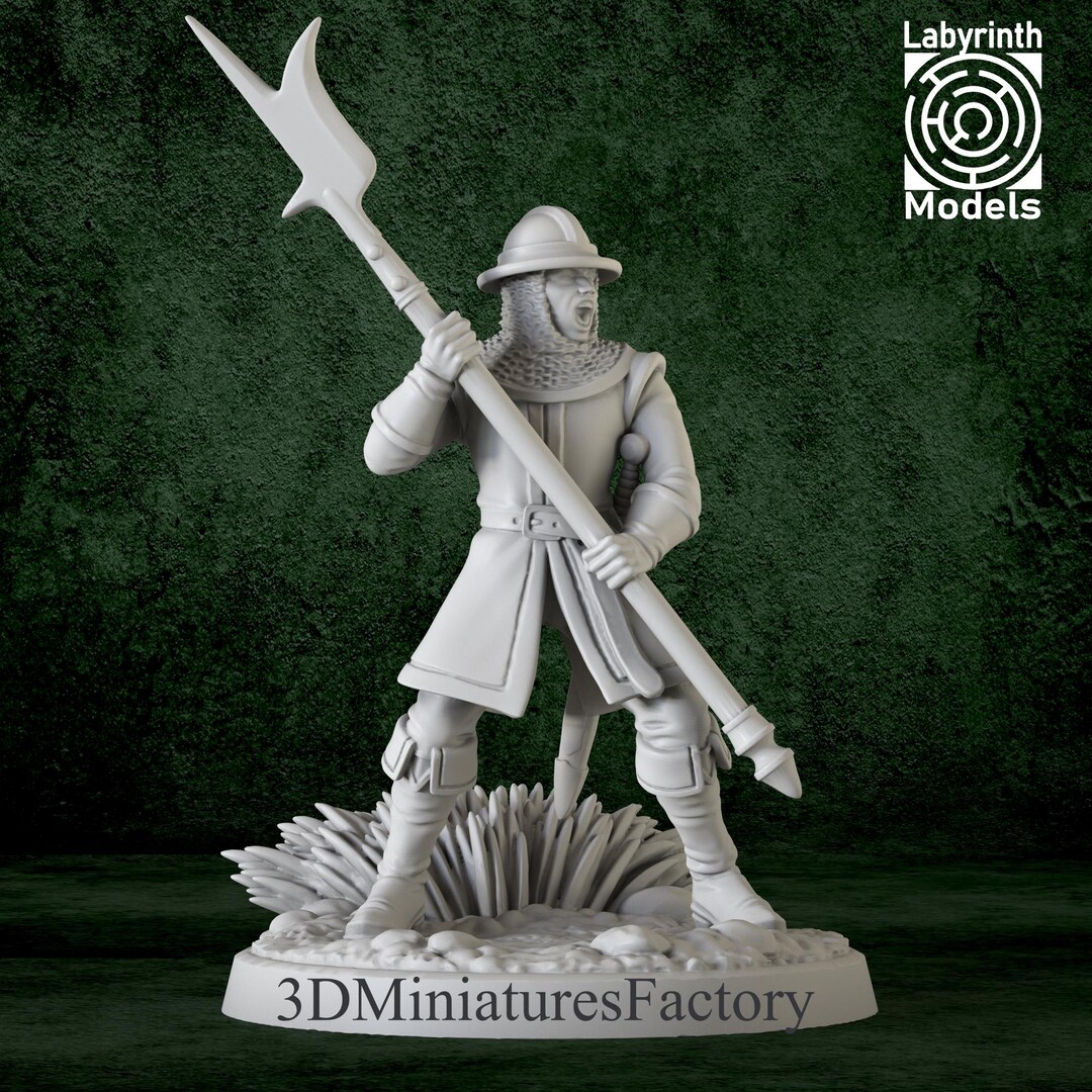 Miniature | Sheriff Guard Miniature - Dnd Miniature for Tabletop Games ...