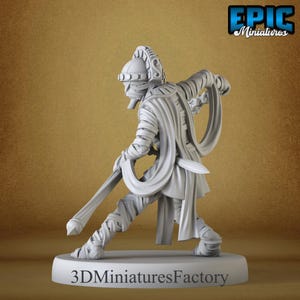 Miniature | Mummy Army Mage - Dnd Miniature for Tabletop Games ...