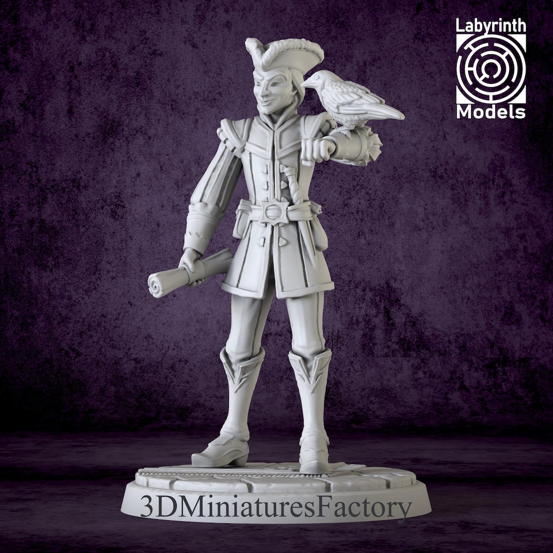 Dnd Miniature Spymaster From 28mm to 72mm - Dnd Miniature for Tabletop ...