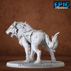 Miniature | Fenrir Wolf Armored - Dnd Miniature for Tabletop Games ...