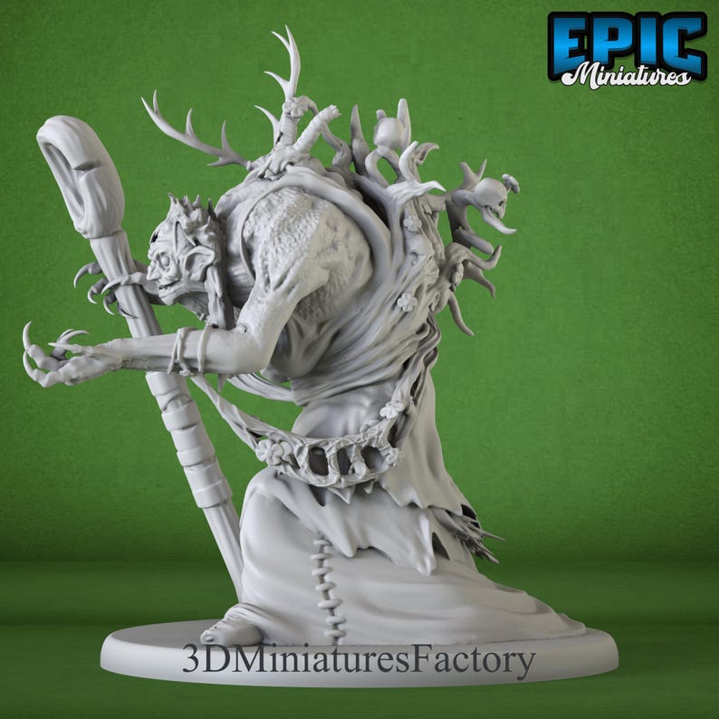 Miniature | Annis Hag Staff - Dnd Miniature for Tabletop Games ...