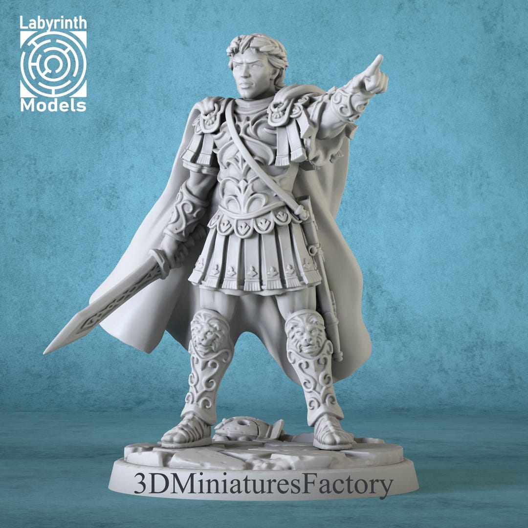 Dnd Miniature | Roman Tribune - 3D Printed Figurine for Tabletop RPG ...