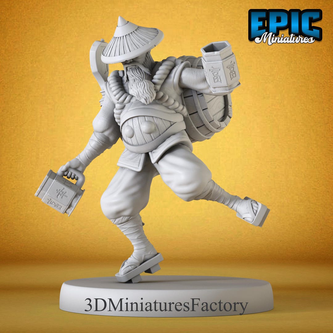 Miniature | Drunk Master - Player Dnd Miniature for Tabletop Games ...