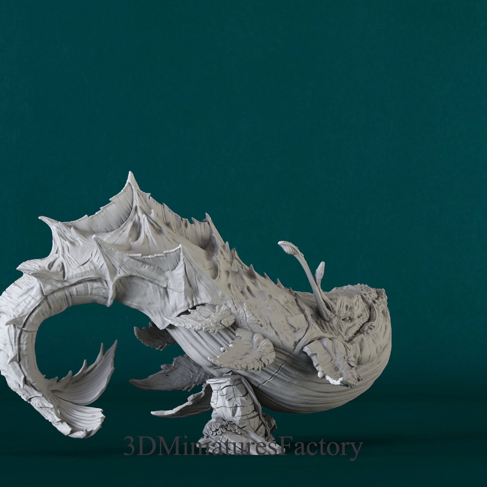 Monster Miniature Queen Leviathan Sea Miniature Dnd Miniature for ...