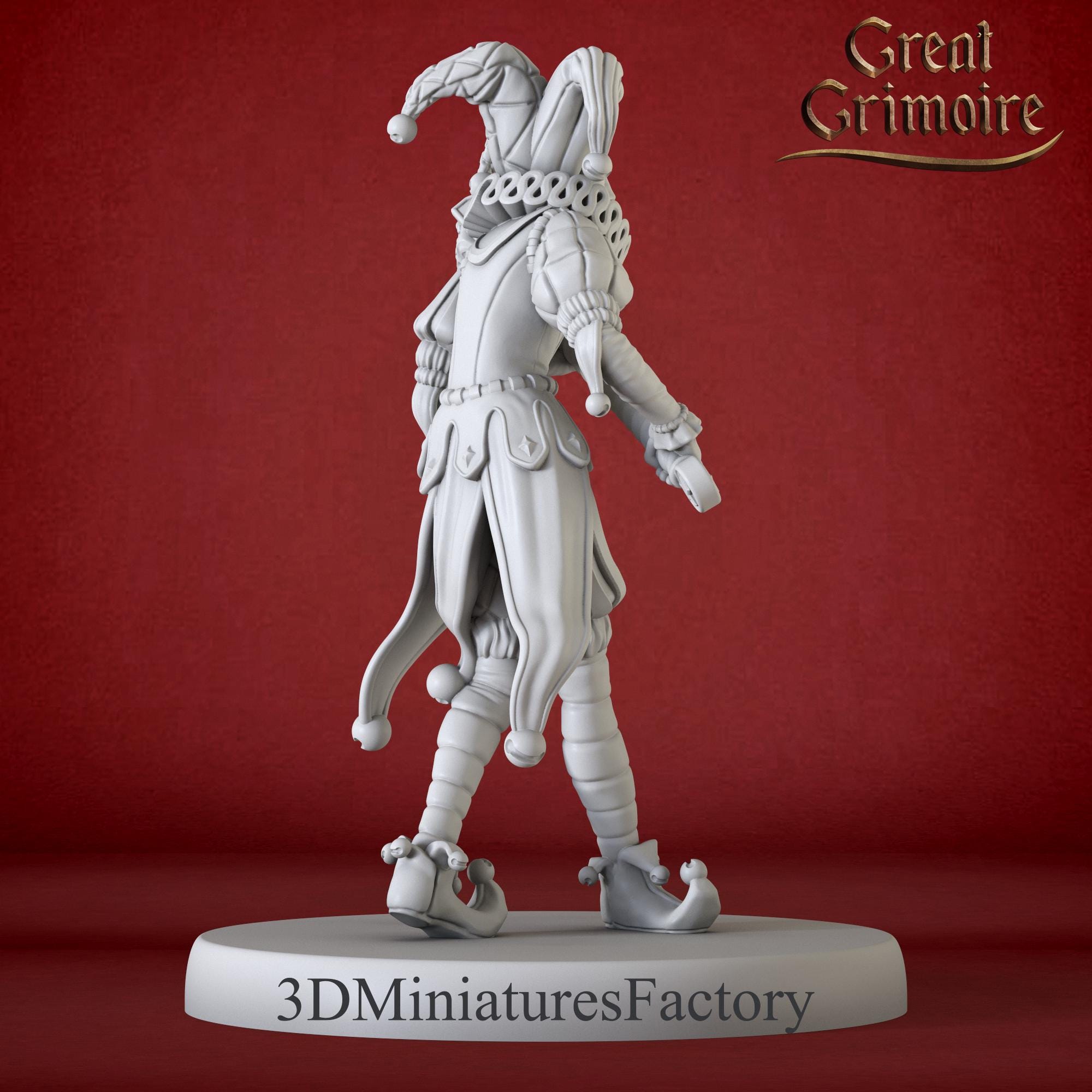 Cortane Miniature | Jester Dnd Miniature for Tabletop Games - Etsy