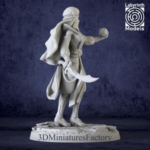 Miniature | Sword Dancer Enchantress From the East - Dnd Miniature for ...