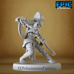 Miniature | Mummy Army Mage - Dnd Miniature for Tabletop Games ...
