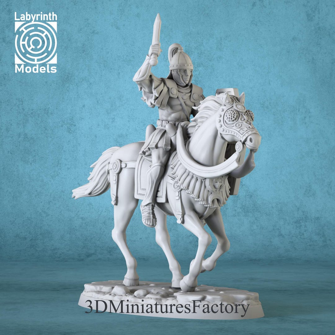 Miniature | Roman Riding Pose 2 - Dnd Miniature for Tabletop Games ...