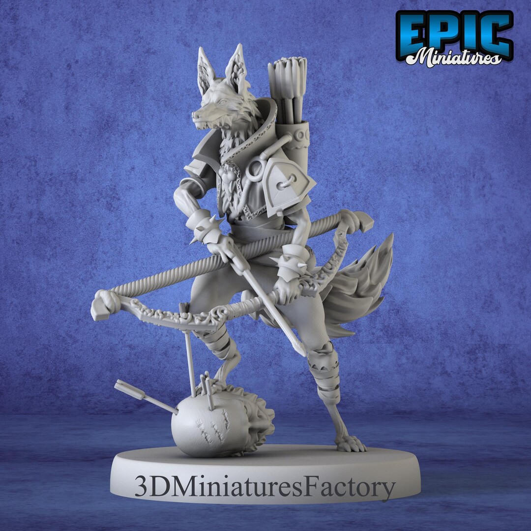 Miniature | Fox Folk Ranger - Dnd Miniature for Tabletop Games ...