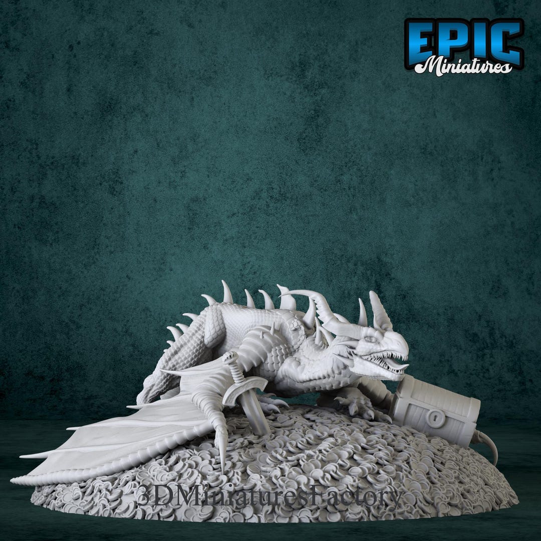 Miniature | Classic Dragon Treasures - Dnd Miniature for Tabletop Games ...