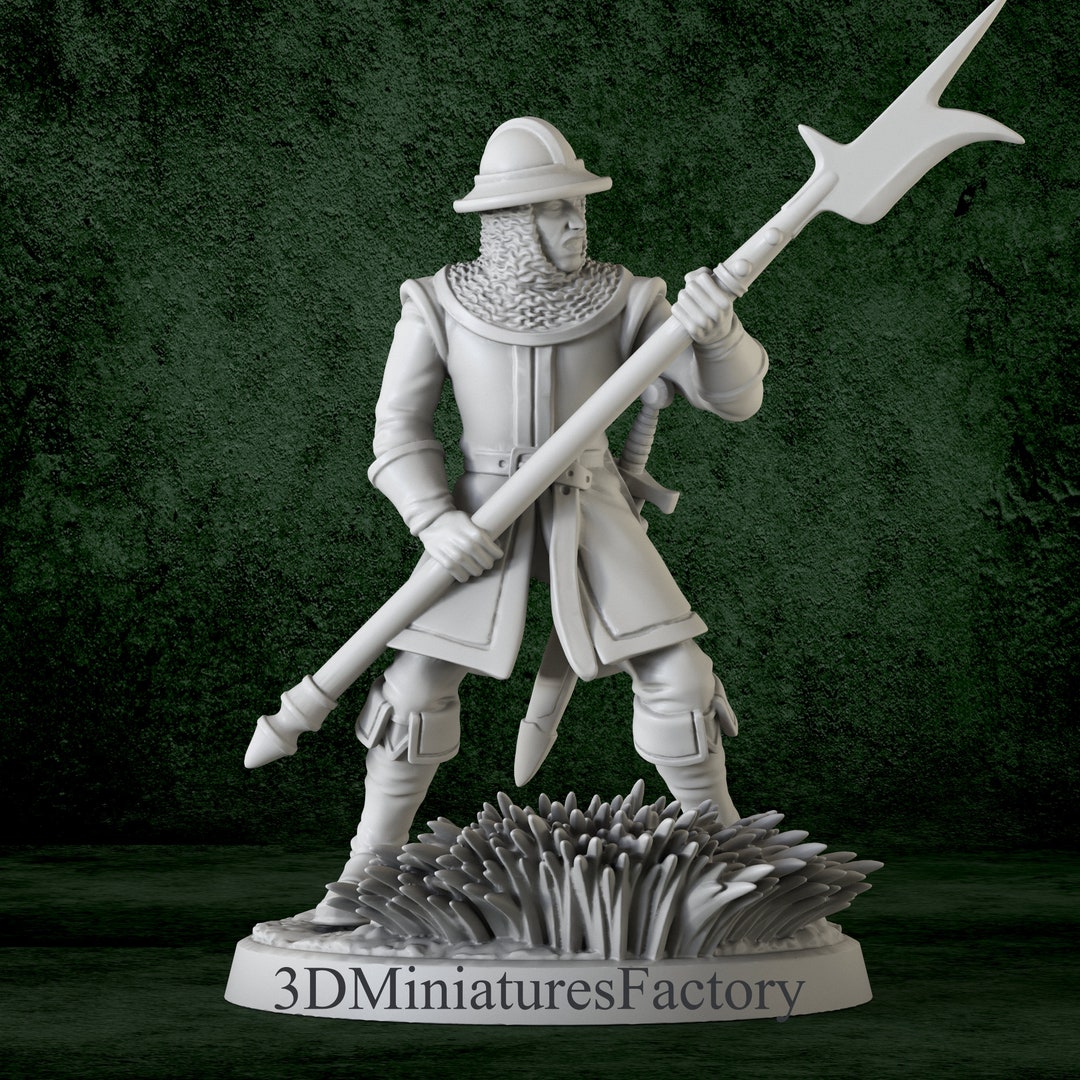Miniature Sheriff Guard Dnd Miniature for Tabletop Games Premium Dnd ...
