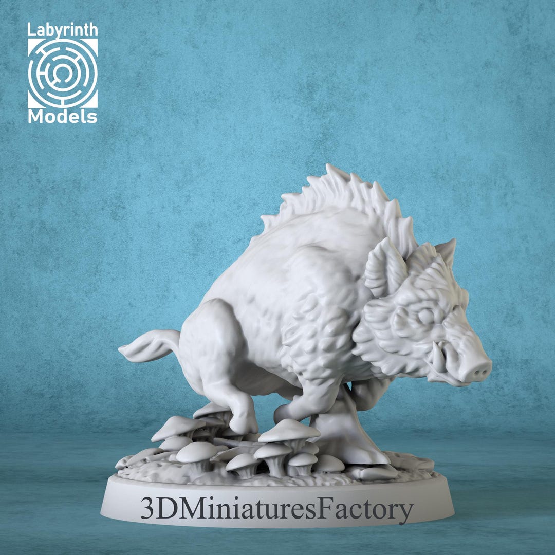 Miniature | Boar Swine- Dnd Miniature for Tabletop Games - Premium Dnd ...