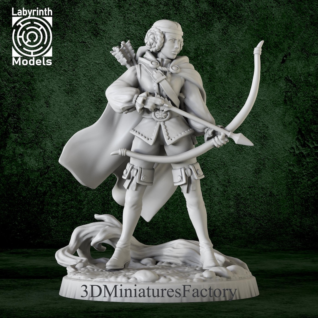 Miniature Marian Archer - Dnd Miniature for Tabletop Games - Premium ...