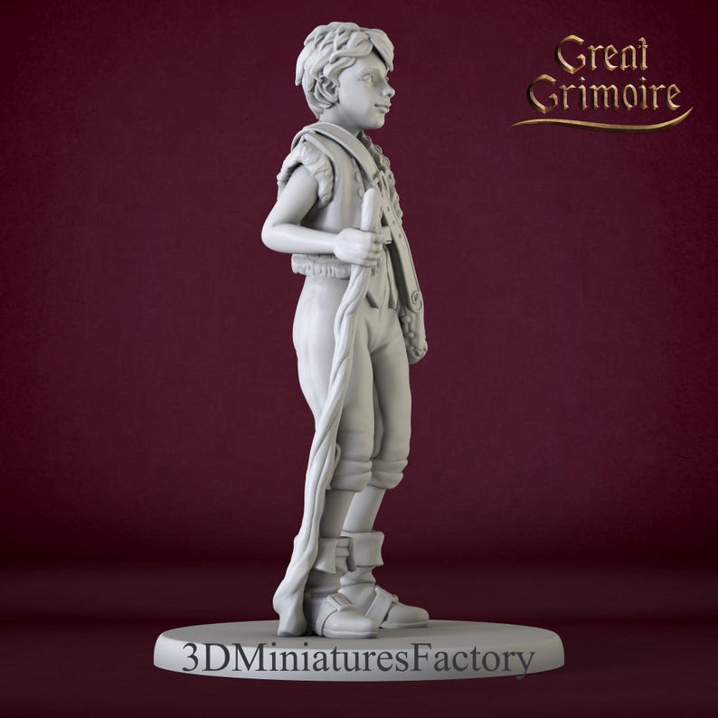Miniature Villager Litttle Boy Alwin Dnd Miniature for Tabletop Games ...