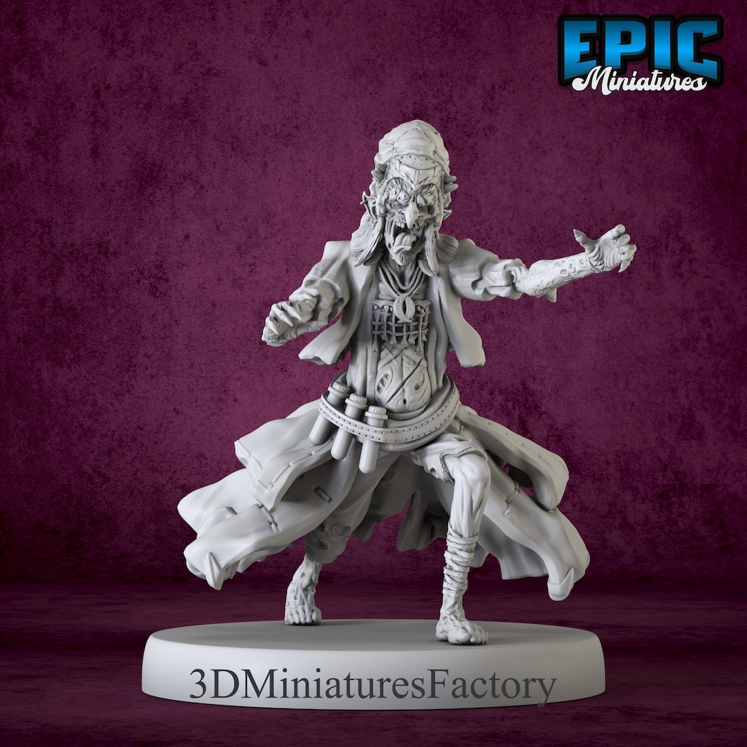 Dnd Miniature | Possessed Hag Chase - 3D Printed Dungeons and Dragons ...