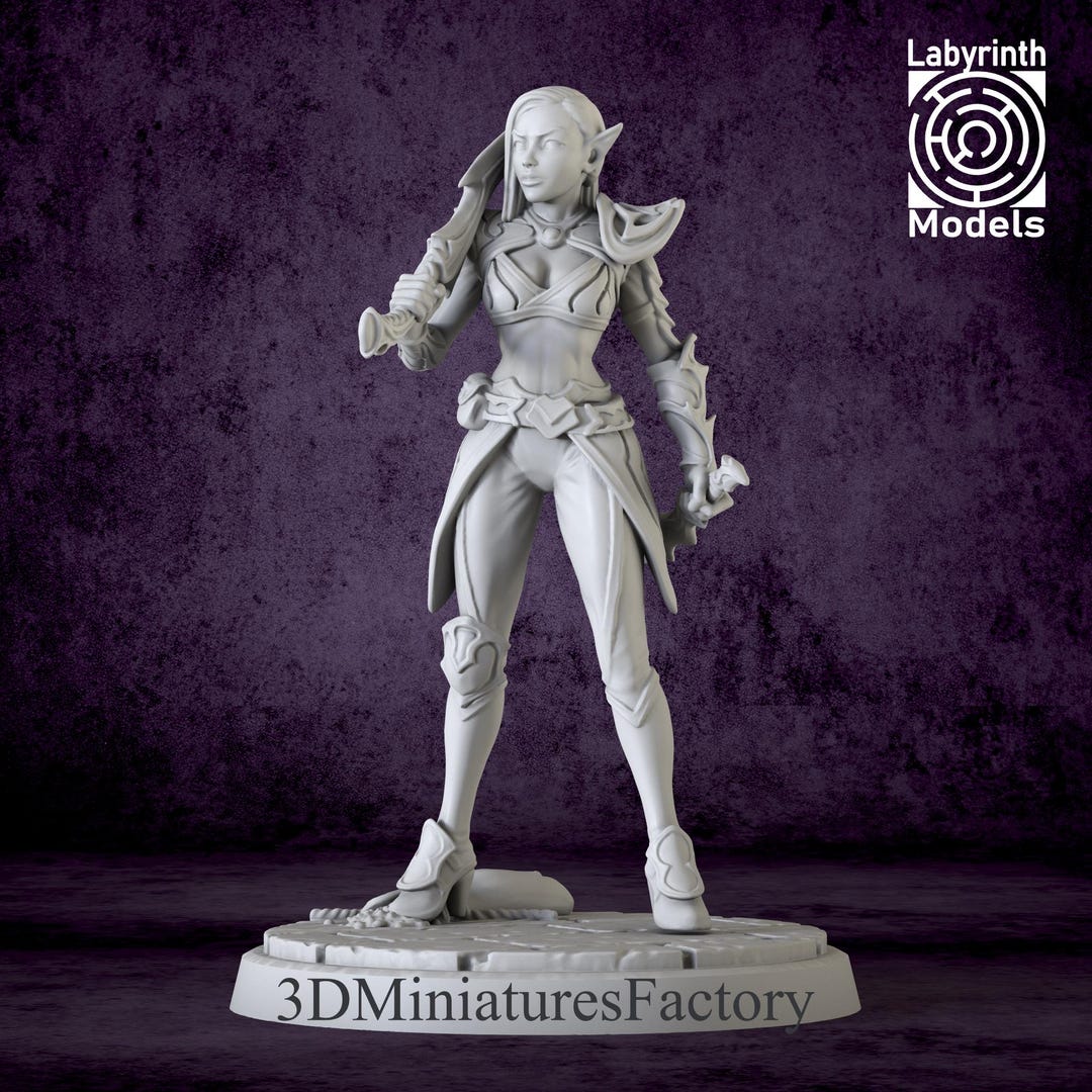 Elf Miniature From - Dnd Miniature for Tabletop Games - Premium Dnd ...