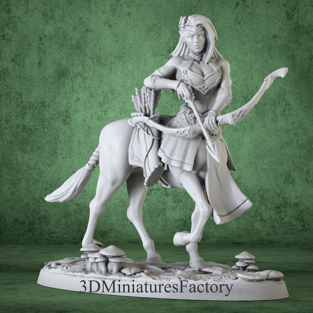 Centaur Miniatur Archer Dnd Miniature for Tabletop Games Premium Dnd ...