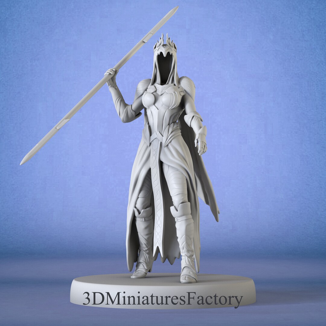 Miniature Wraith Female Dnd Miniature for Tabletop Games Premium Dnd ...
