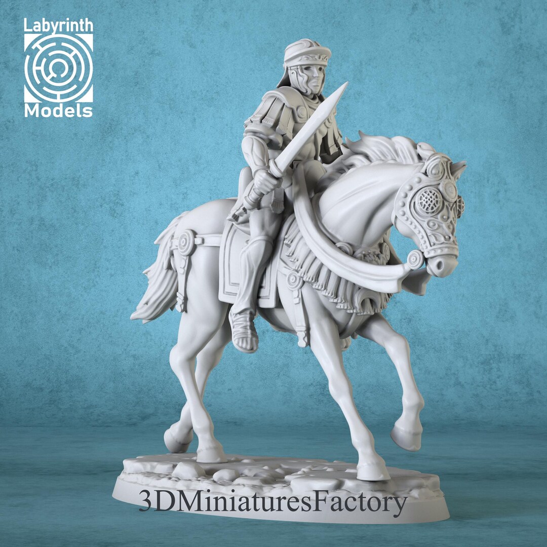 Miniature | Roman Riding Pose 3 - Dnd Miniature for Tabletop Games ...