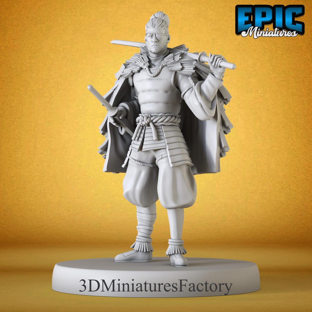 Miniature | Legendary Ronin - Player Dnd Miniature for Tabletop Games ...