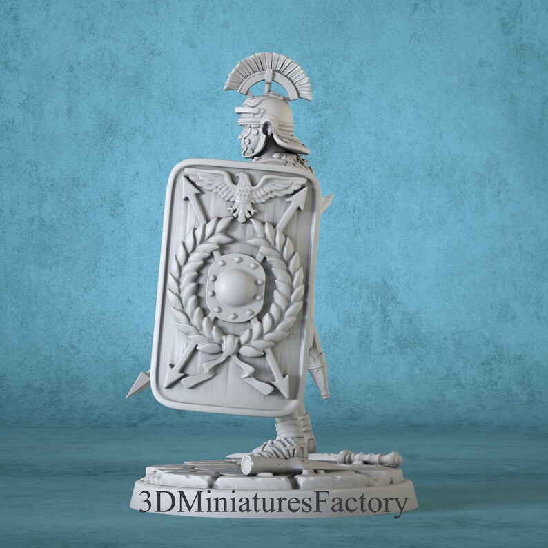 Miniature Roman Legionary With Manica 3 Dnd Miniature for Tabletop ...