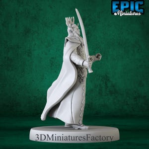High Elf King Dnd Miniature – 3D Printed for Tabletop RPG - Etsy