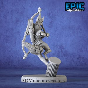 Miniature Fox Folk Ranger Shooting Dnd Miniature for Tabletop Games ...