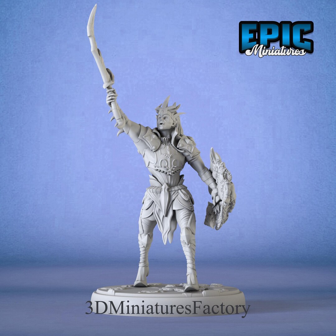Miniature | Blood Paladin Challenging - Dnd Miniature for Tabletop ...