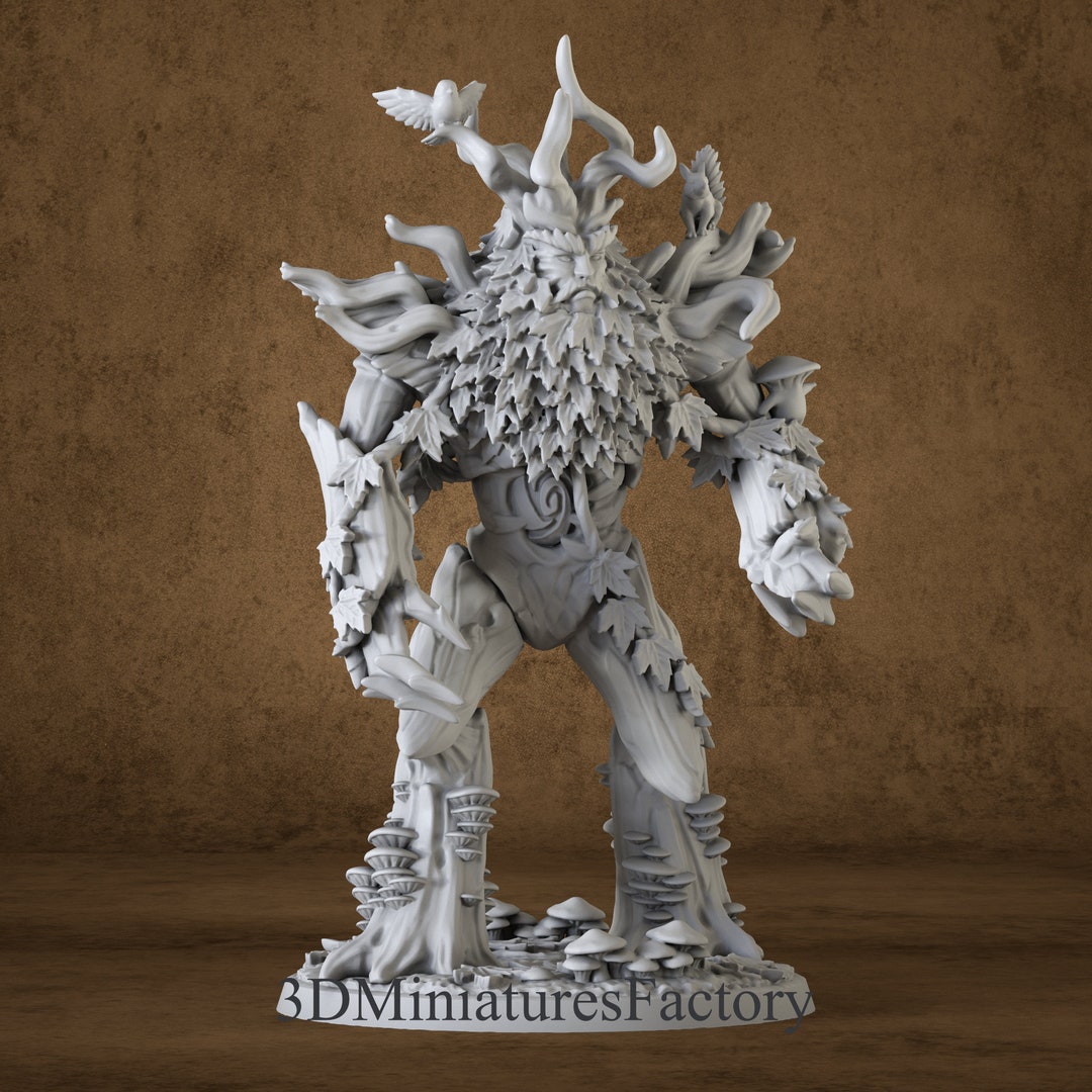 Miniature Forest Tree Spirit Dnd Miniature for Tabletop Games Premium ...