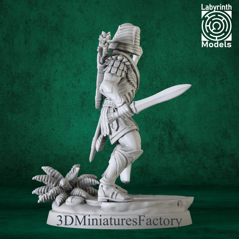 Ra Medjay 2 Dnd Miniature - 3D Printed Resin Figure for Dnd and ...