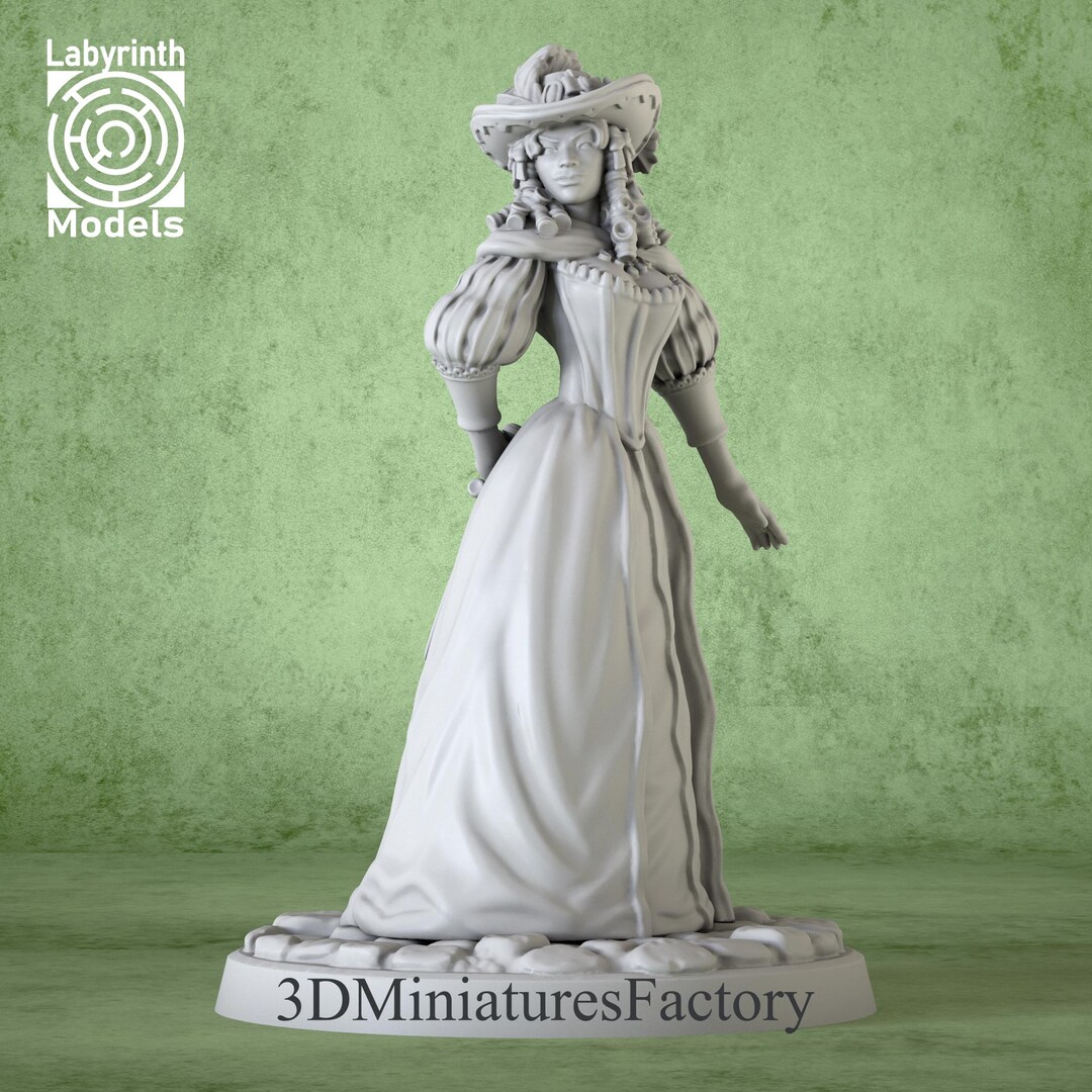 Miniature | Milady De Winter - Dnd Miniature for Tabletop Games ...