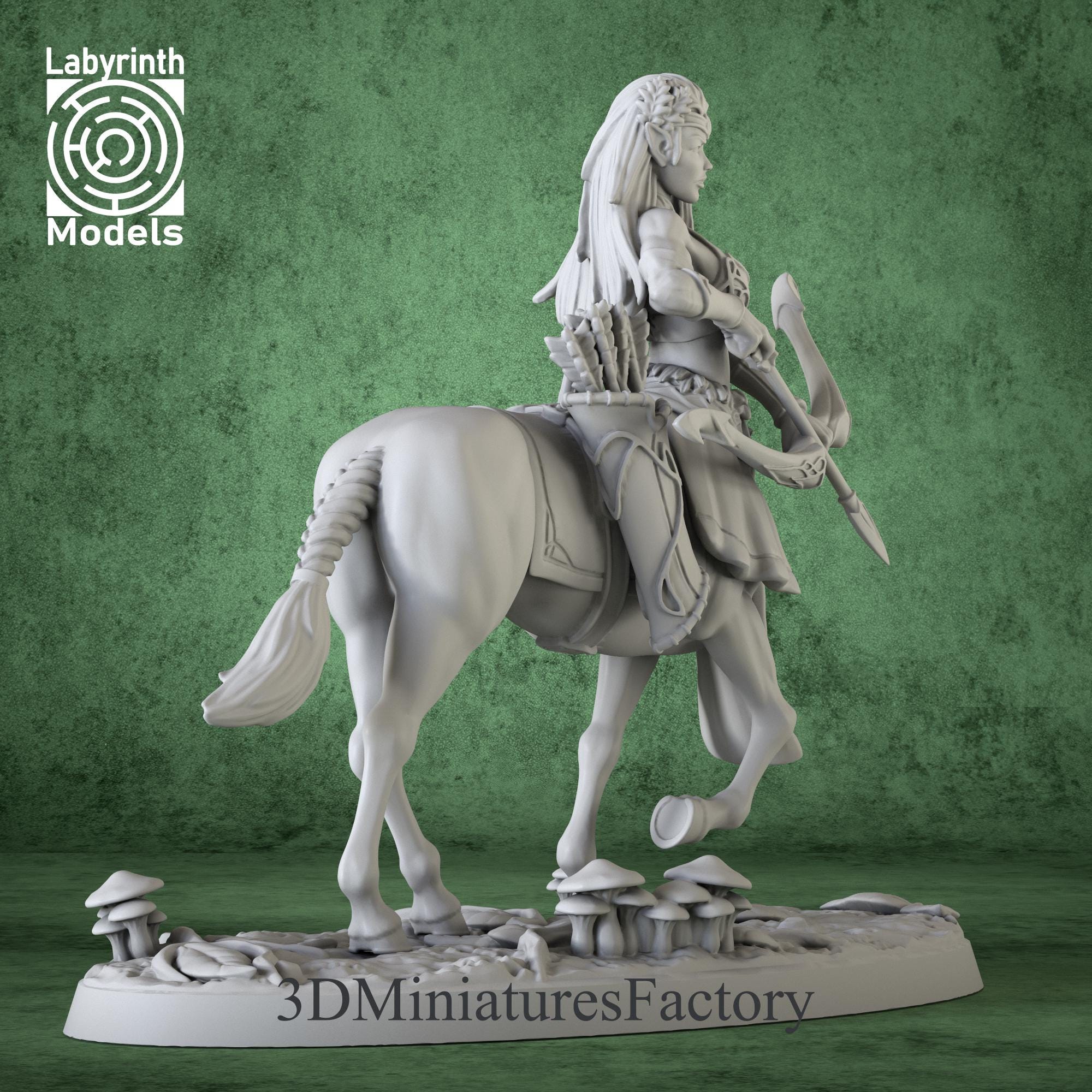 Centaur Miniatur Archer Dnd Miniature for Tabletop Games Premium Dnd Miniature Dungeons and ...