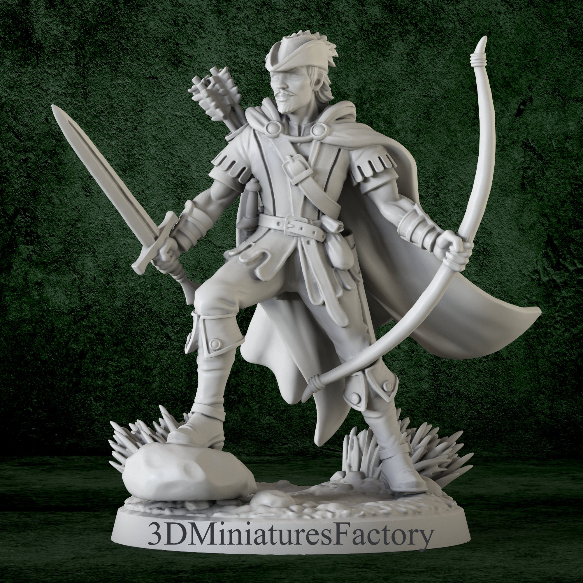 Robin Hood Miniature Dnd Miniature for Tabletop Games Premium Dnd ...
