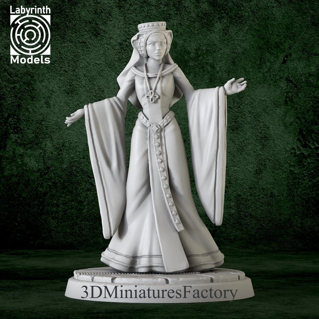 Female Princess Dnd Miniature - Dnd Miniature for Tabletop Games ...