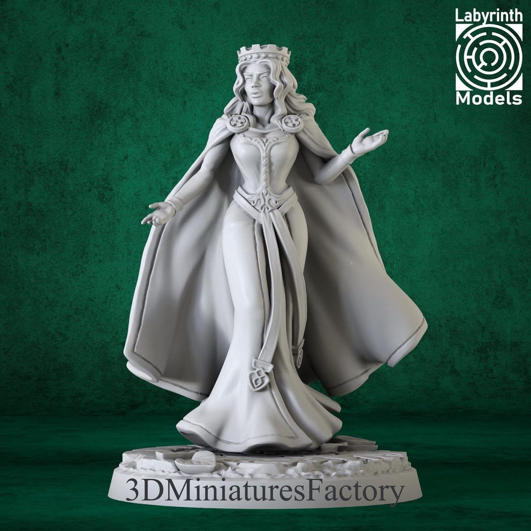 Queen Guinevere - Dnd Miniature for Tabletop Games - Etsy