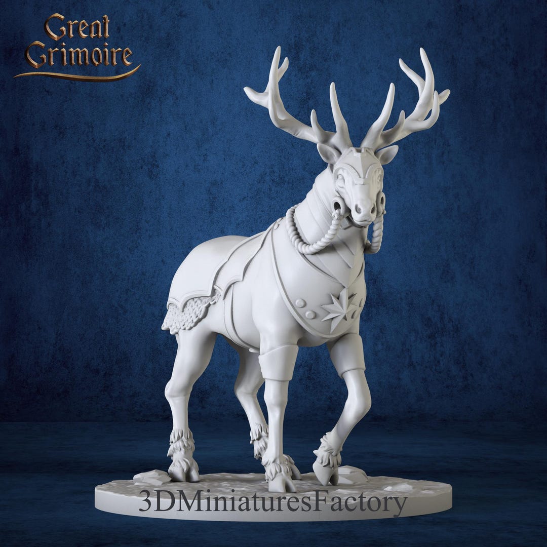 Miniature | Northern Deer - Dnd Miniature for Tabletop Games - Premium ...