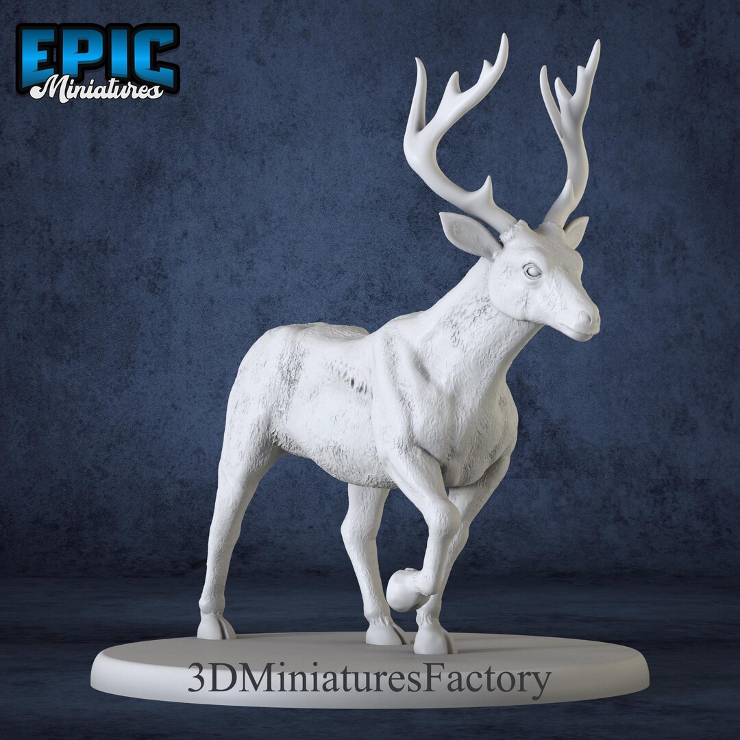 Miniature | Deer Walking- Dnd Miniature for Tabletop Games - Premium ...