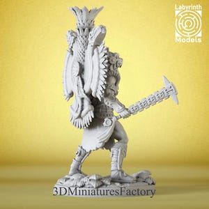 Miniature | Champion Pamitl - Aztlan Dynasty- Dnd Miniature for ...