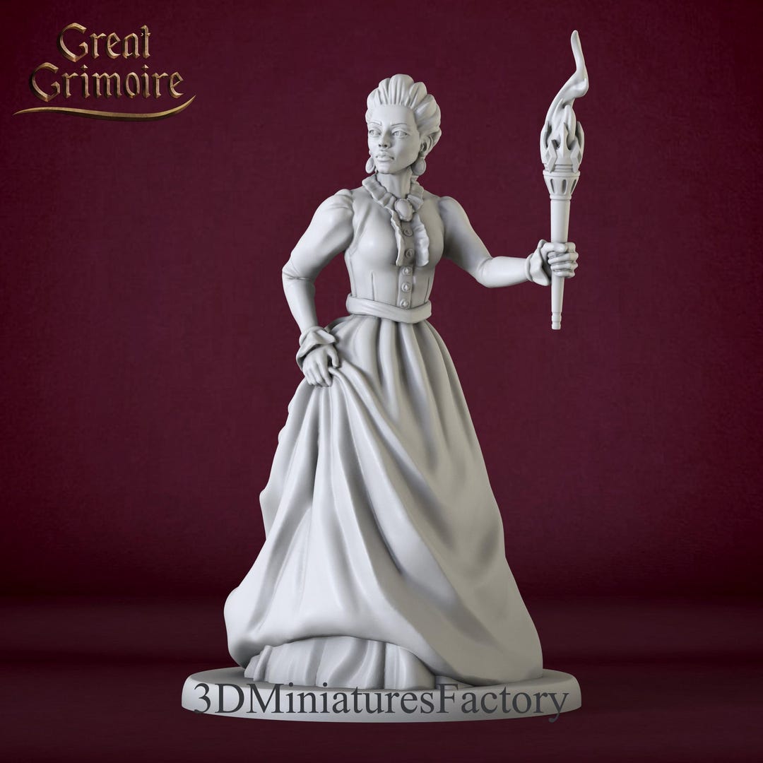 Miniature | Female Irene De Beaumont 2 - Dnd Miniature for Tabletop ...