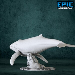 Miniature Humpback Whale Dnd Miniature for Tabletop Games Premium Dnd ...
