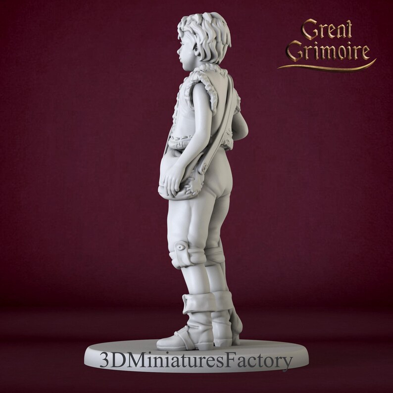 Miniature Villager Litttle Boy Alwin Dnd Miniature for Tabletop Games ...